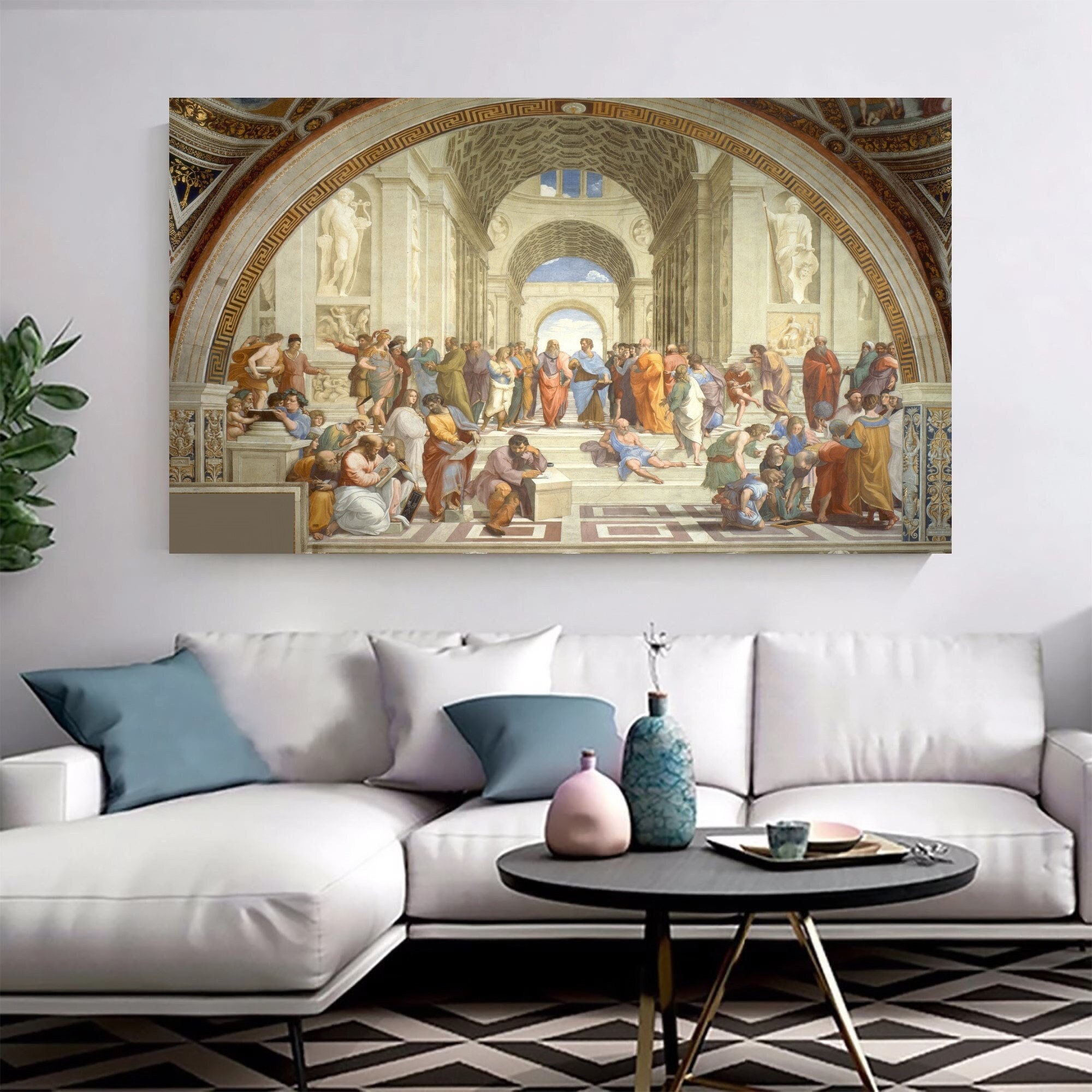 Raphael's School of Athens Art Print: Renaissance Painting Poster - Etsy