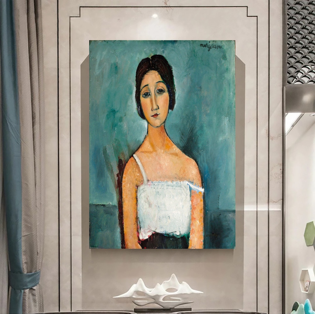 Amedeo Modigliani - Christina Wall Art, Reproduction Art, Modern Woman ...