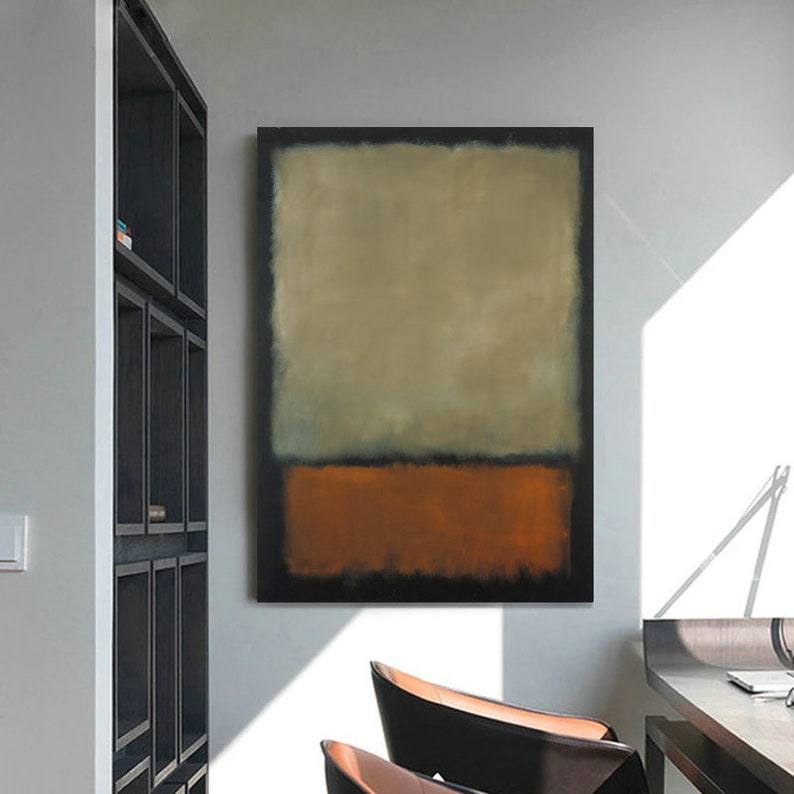 Mark Rothko Art Poster, Modern Wall Decor, Abstract Minimalism Painting ...