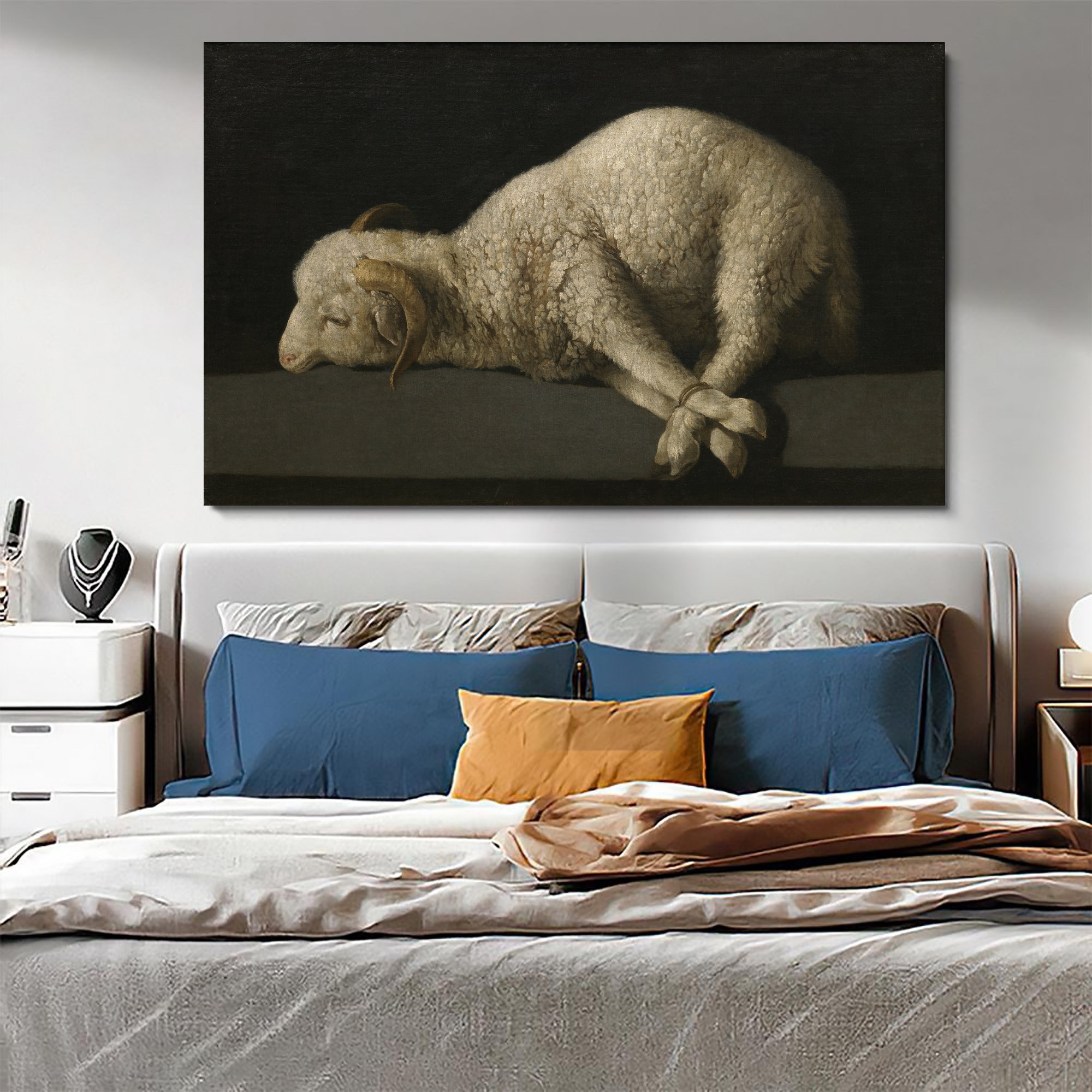 Agnus Dei - Das Lamm Gottes von Francisco de Zurbaran Wandkunst, Museum ...