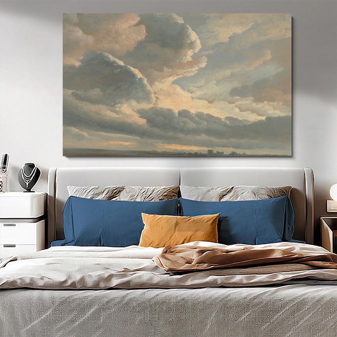 Simon Alexandre Clément Denis Wall Art, Sunset Near Rome Canvas Art ...
