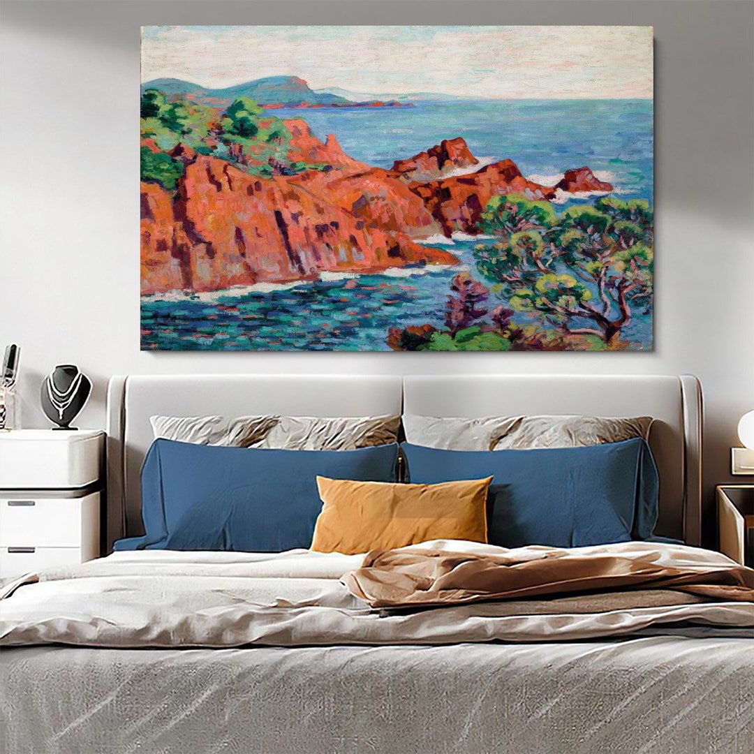 Armand Guillaumin Les Roches Rouges a Agay Wall Art, French Painters ...