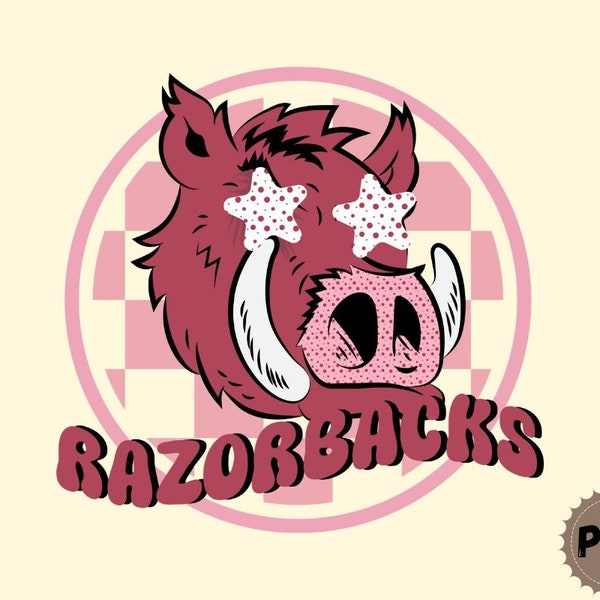 Razorback Mascot - Etsy