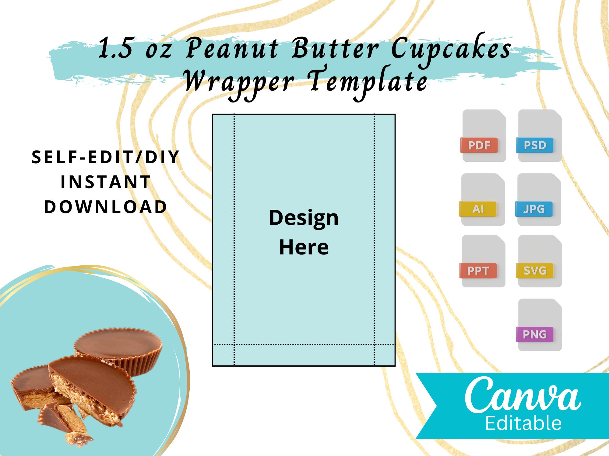 Reeses Peanut Butter Cup Wrapper