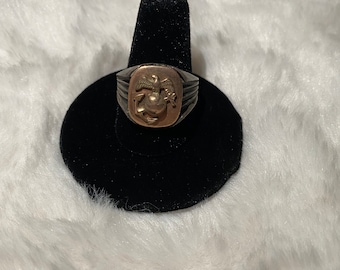 Vintage WWII Usa Us Navy MILITARY Sterling Silver Ring - Etsy