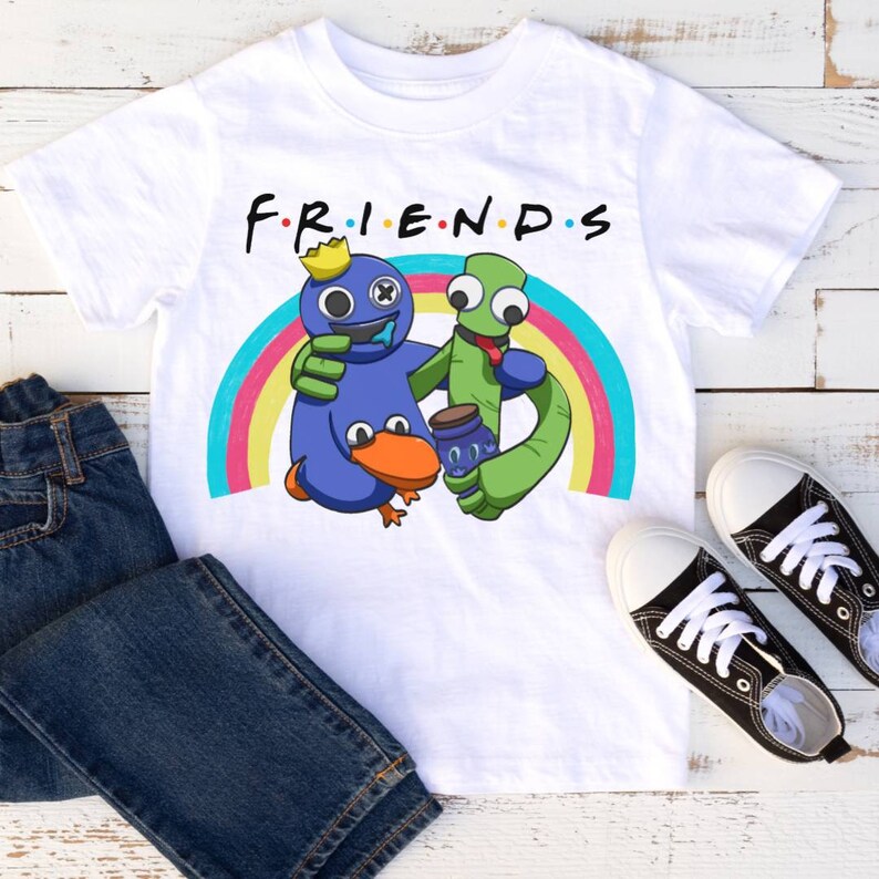 Rainbow Friends Rainbow Friends Kid Shirt Kids Rainbow - Etsy