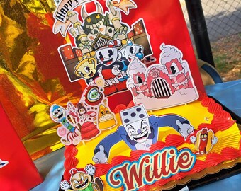 Cuphead Party Supplies - Etsy