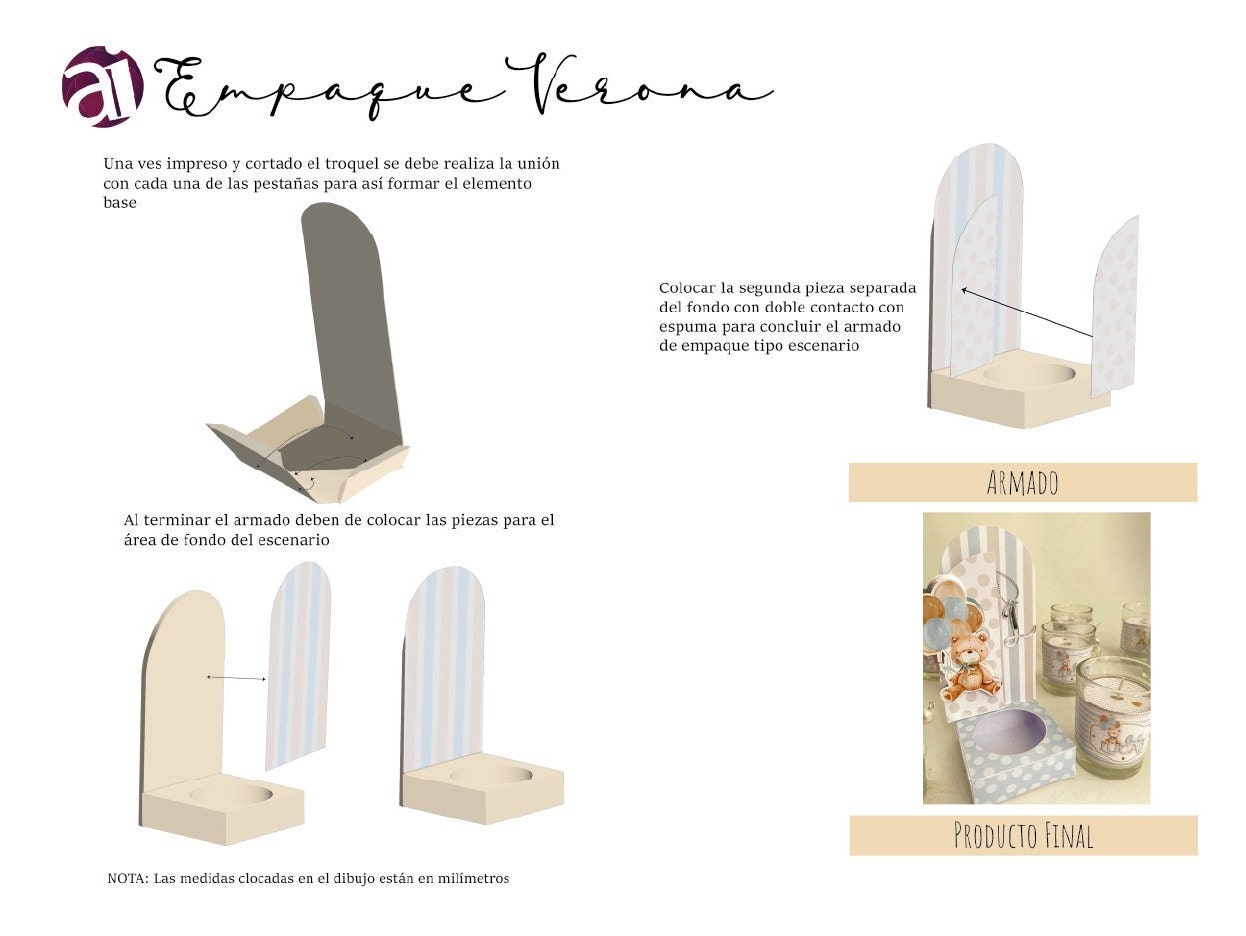 Base Verona - Etsy España