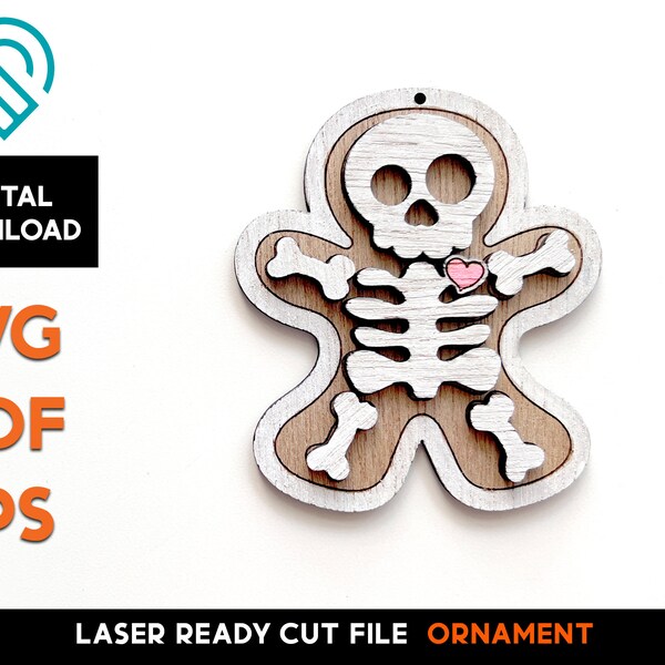 Gingerbread Skeleton - Etsy