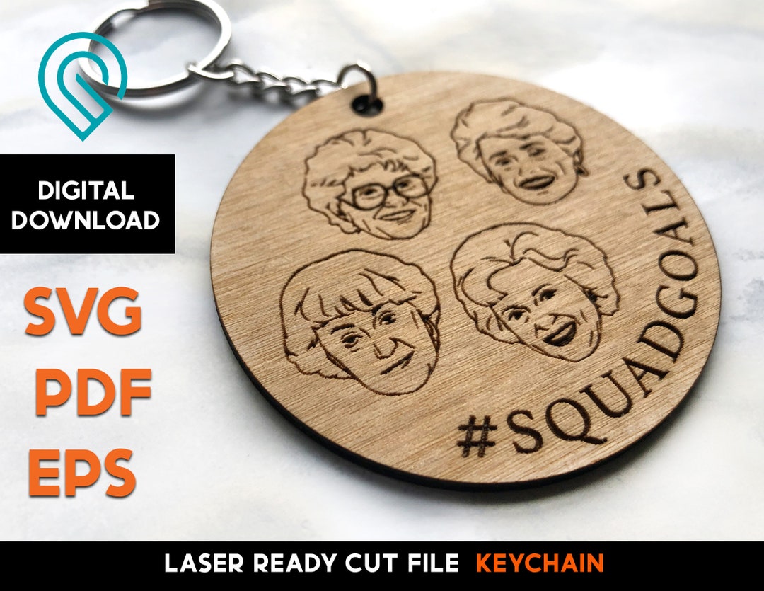 Squad Goals - Laser Ready SVG Cut File Template - DIGITAL DOWNLOAD ...