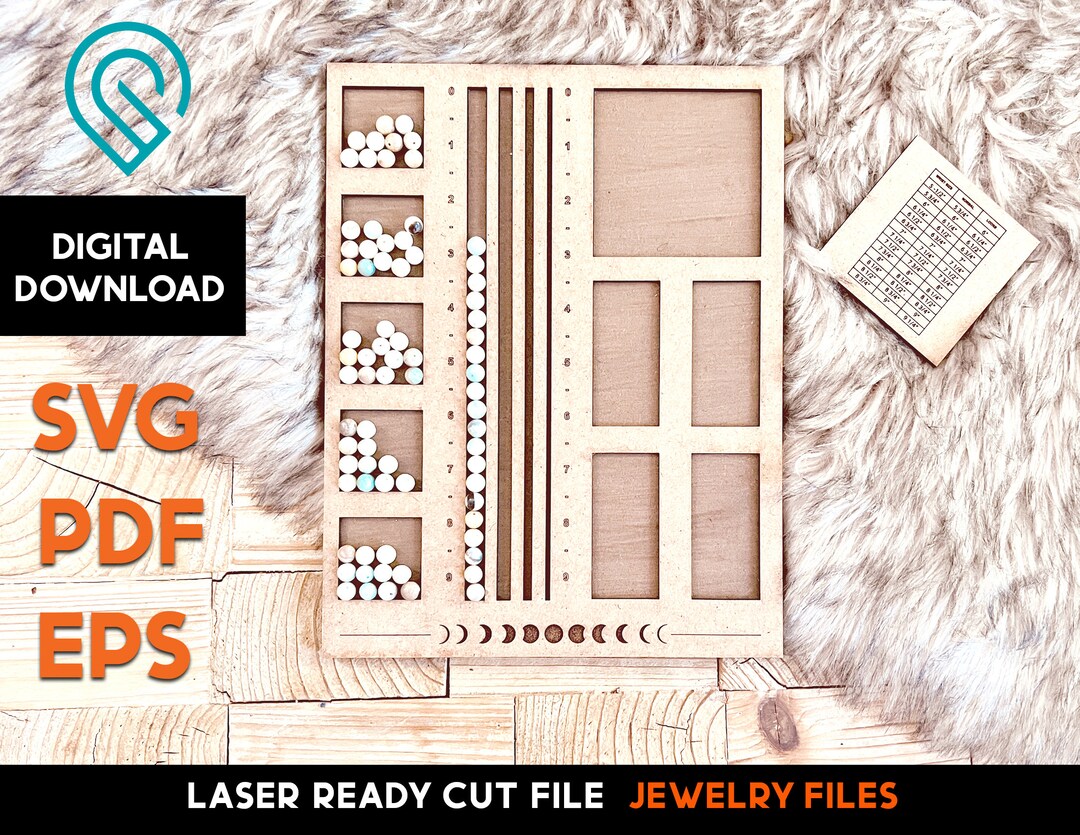 Jewelry Making - Bead Sorter - Bracelet Making - Moon Phases - DIGITAL ...