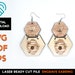Bee Hive Earring Set Laser Cut SVG File Glowforge Ready Jewelry ...