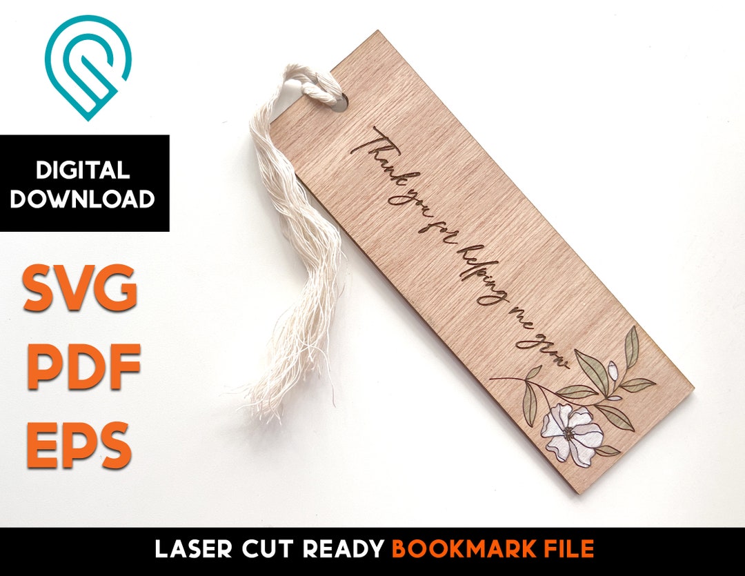 Bookmark - Helping Me Grow - Laser Cut SVG File - Glowforge Ready ...
