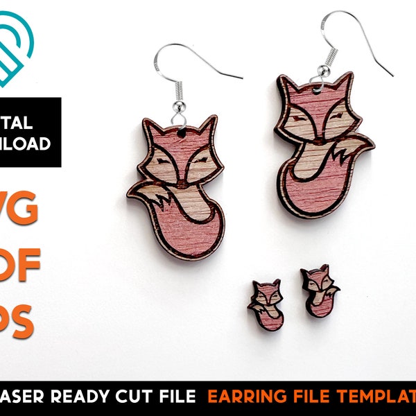 Laser Cut File Fox - Etsy