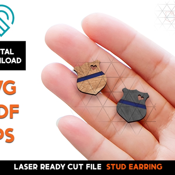 Police Earrings - Etsy