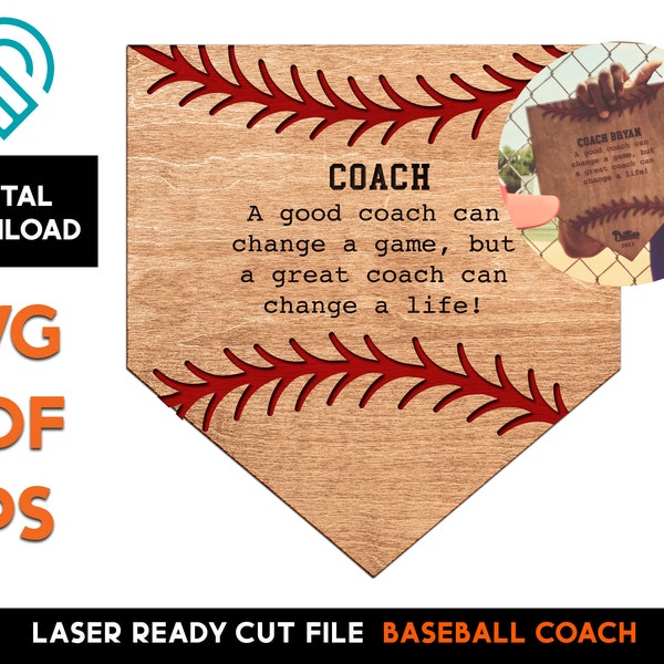 Baseball Home Plate Laser Cut File - Etsy