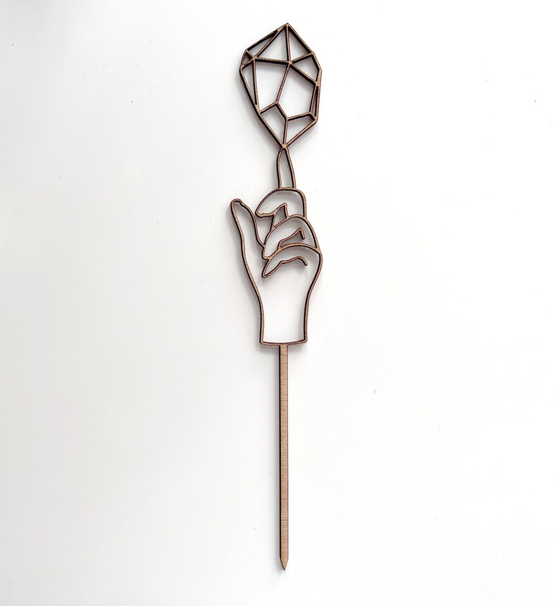 Plant Stake Trellis BOHO Hand Laser SVG Cut File - Etsy