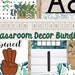 Modern Botanical Classroom Decor Bundle Natural Classroom Decorations ...