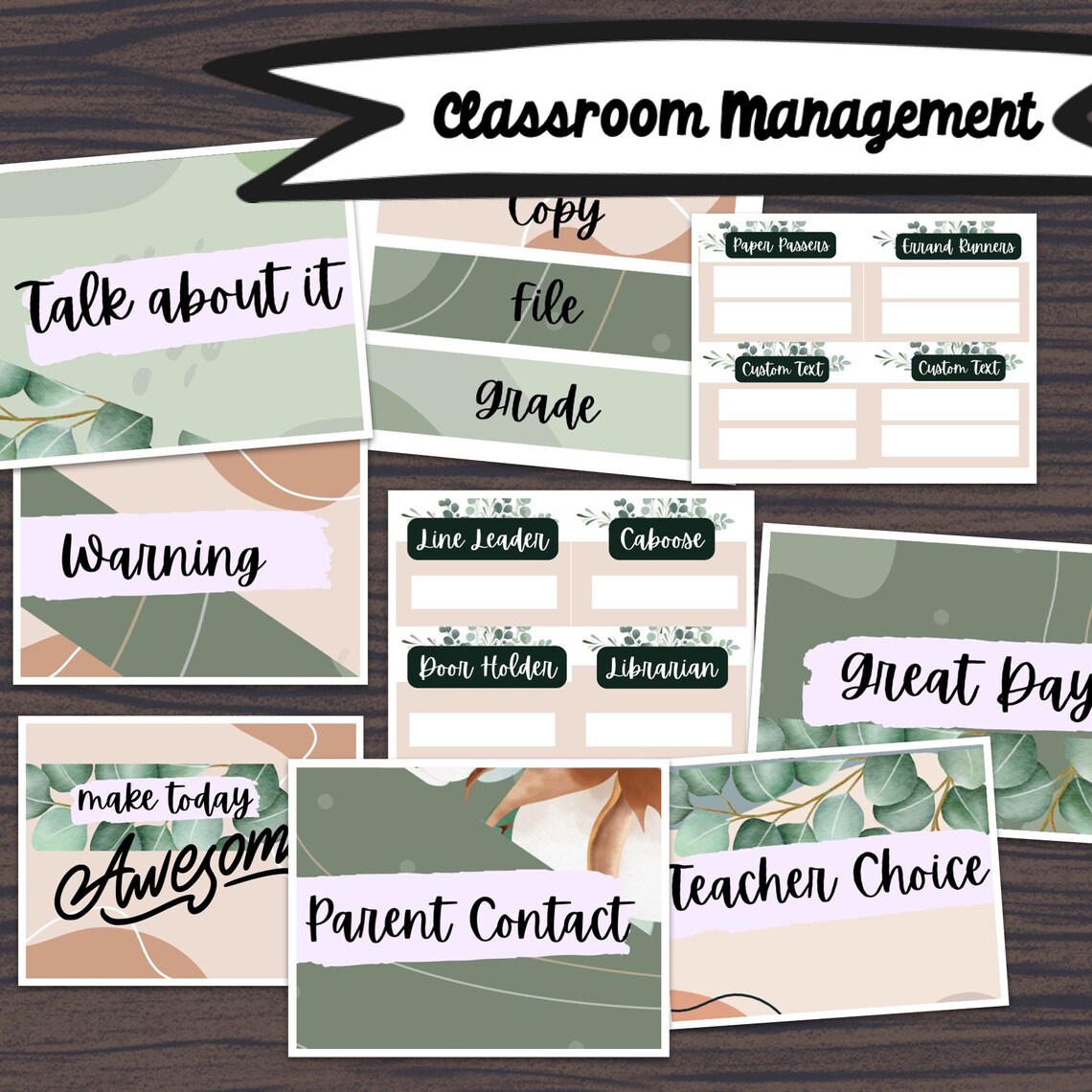 BLISSFUL BLUSH Classroom Decor Bundle Natural Classroom - Etsy