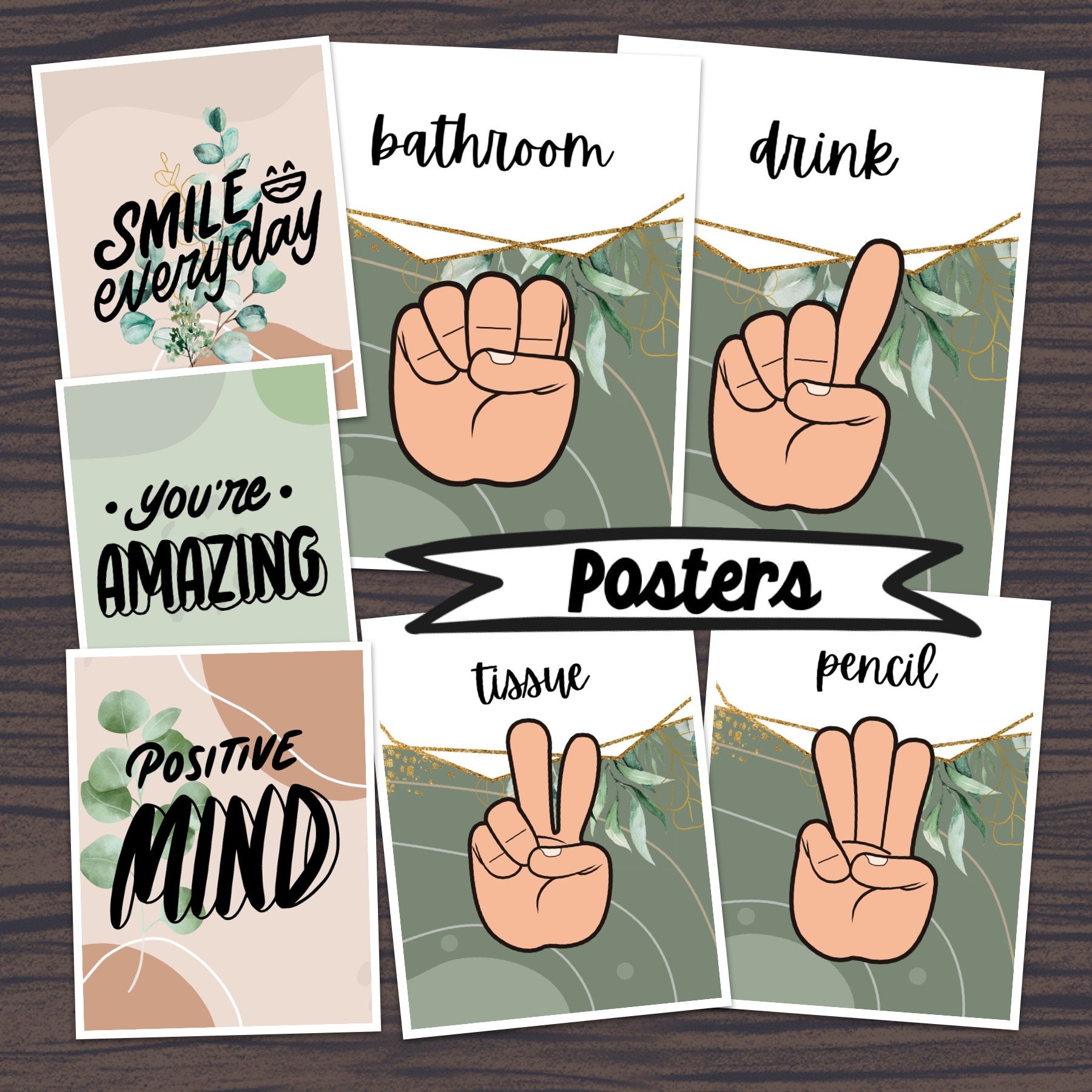 BLISSFUL BLUSH Classroom Decor Bundle | Natural Classroom Decorations ...