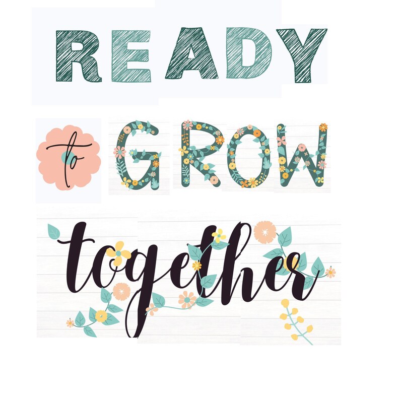 Modern Botanical Classroom Decor Bundle Natural Classroom Decorations ...