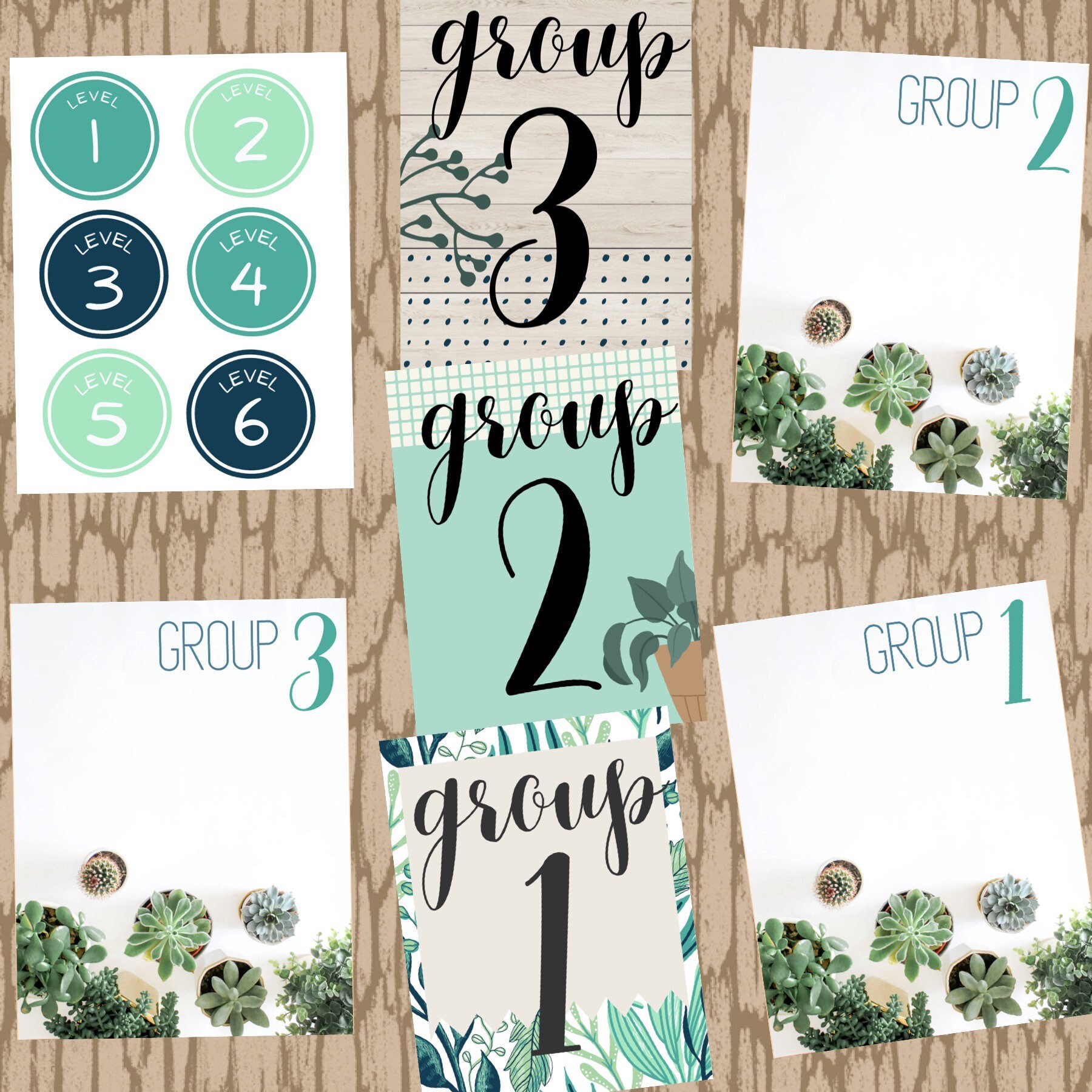 Modern Botanical Classroom Decor Bundle Natural Classroom Decorations ...