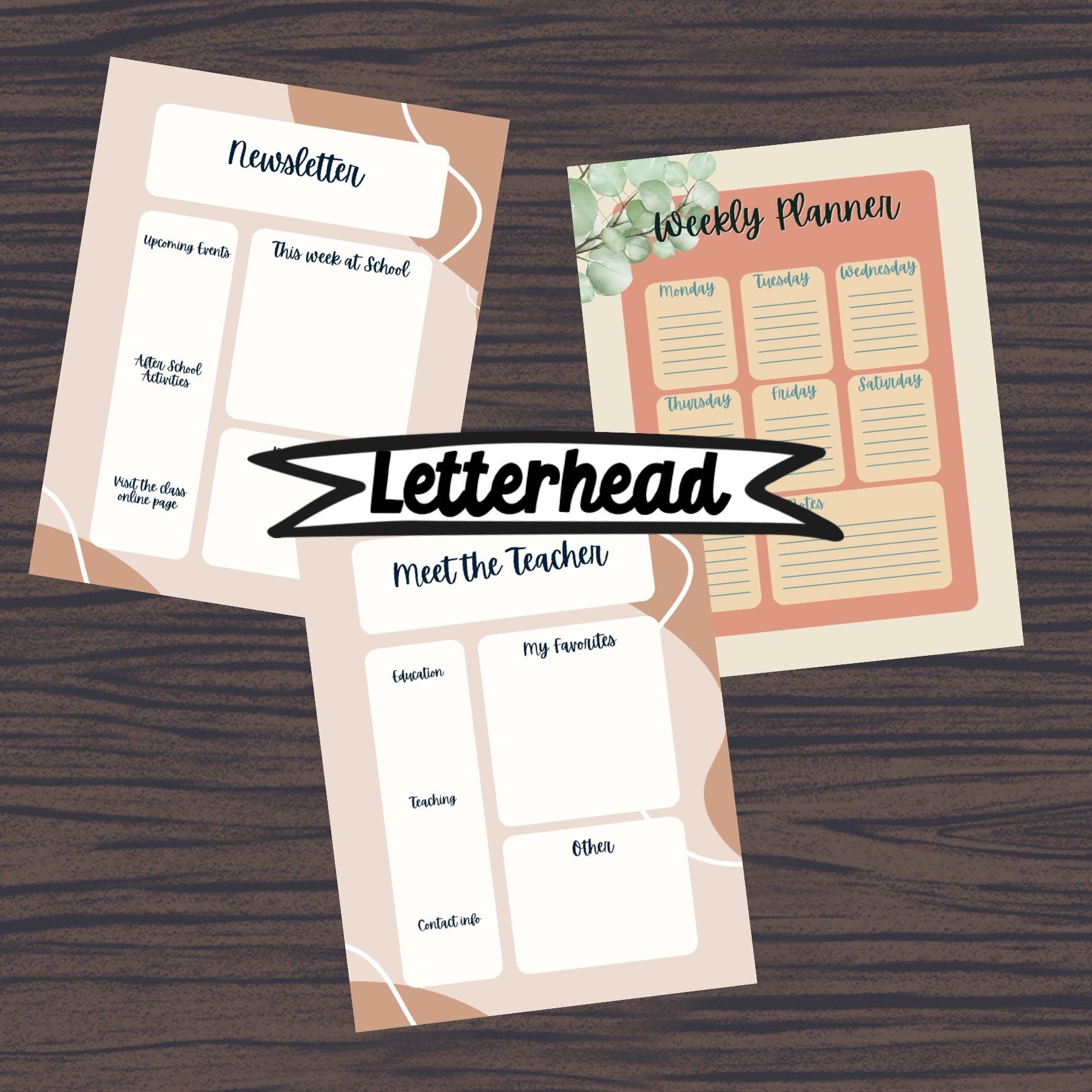 BLISSFUL BLUSH Classroom Decor Bundle | Natural Classroom Decorations ...