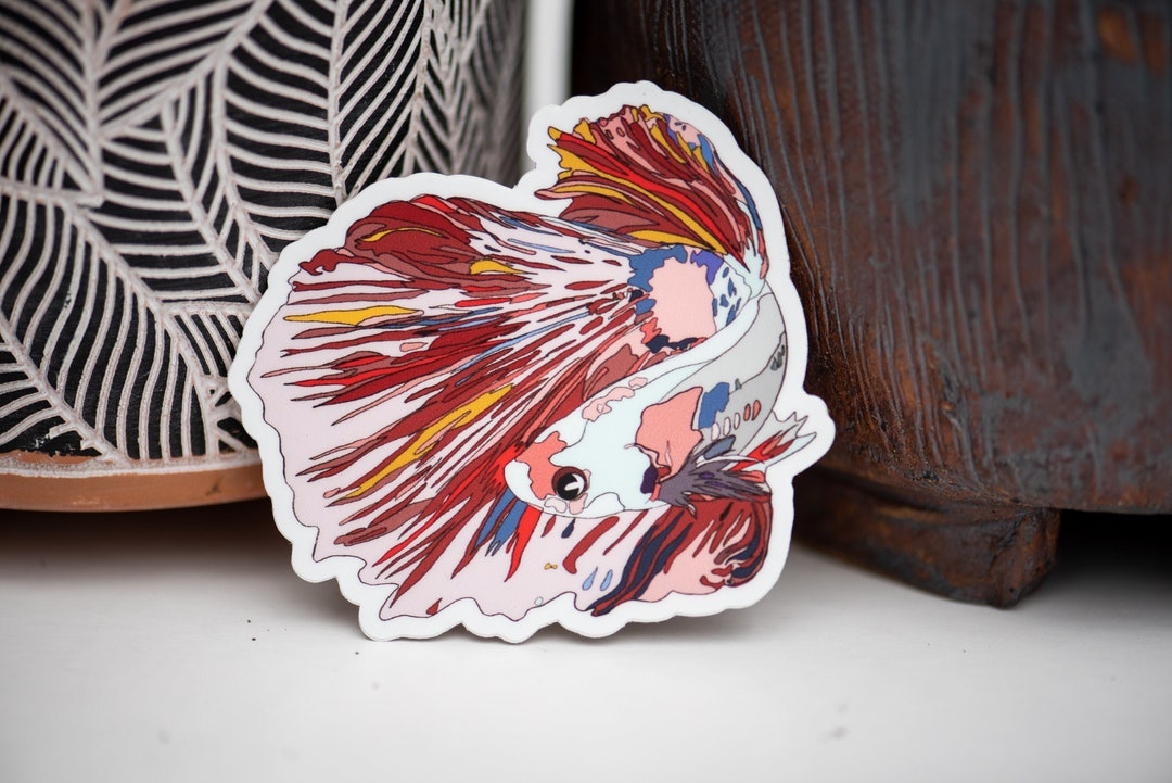 Betta Fish | Betta Fish Sticker | Fish Tank | Hydro Flask Stickers ...