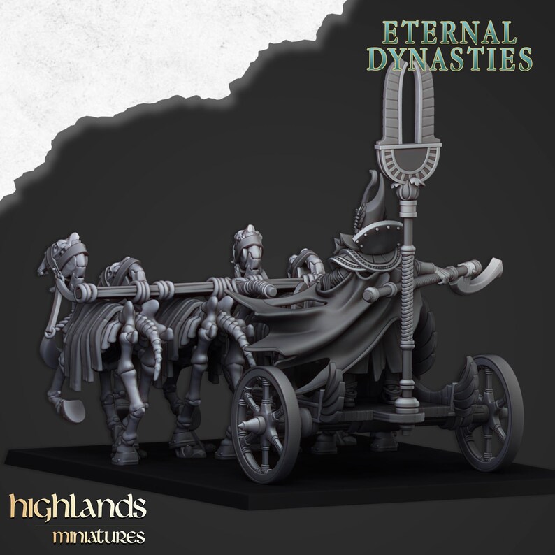 Eternal Pharaoh Chariot by Highlands Miniatures - Etsy