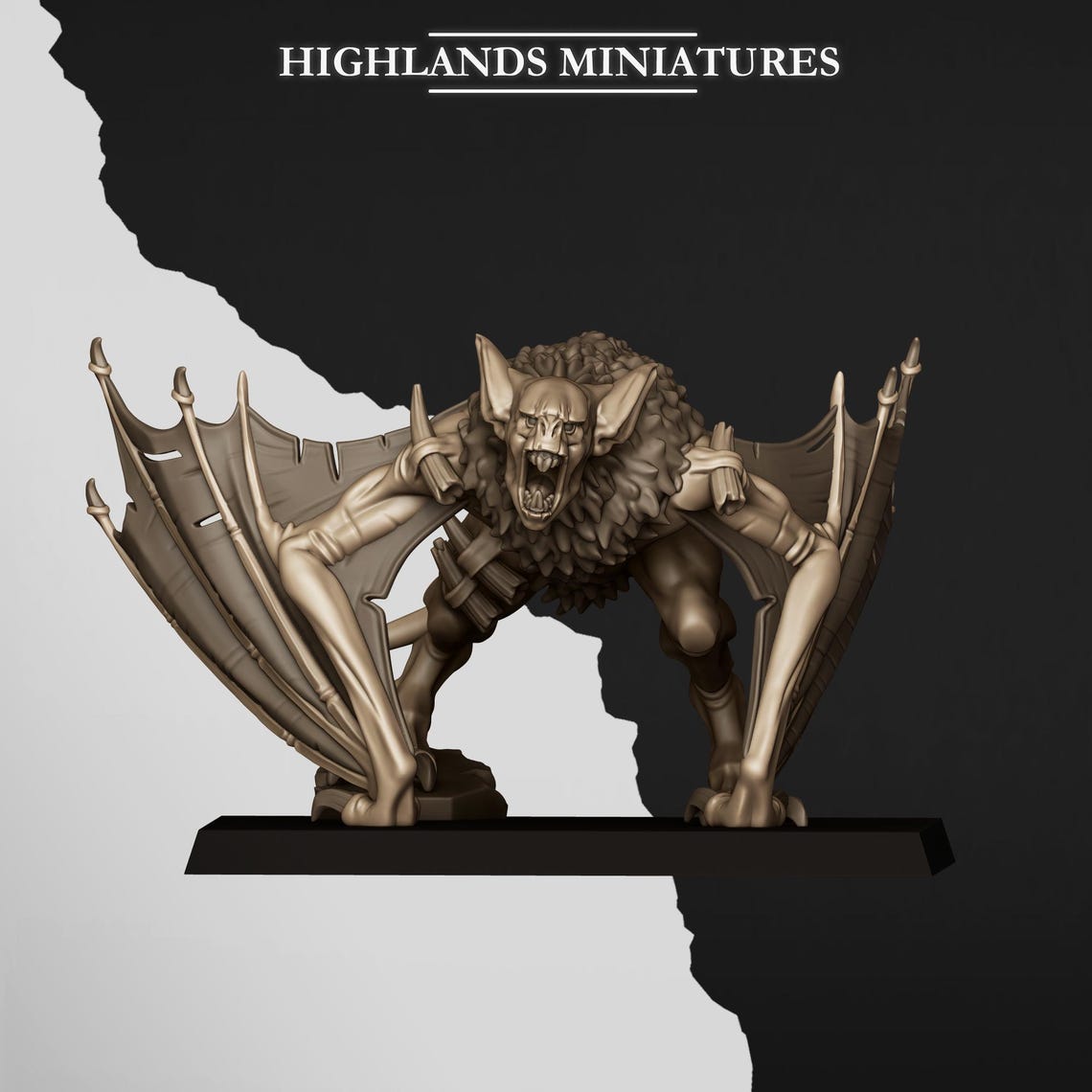 Pit Bat by Highlands Miniatures - Etsy