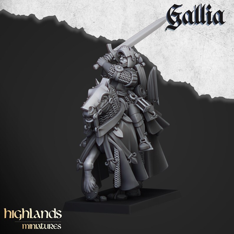 Questing Knights of Gallia by Highlands Miniatures - Etsy