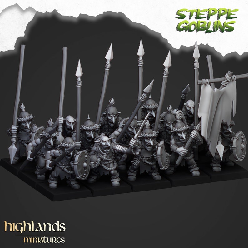 Steppe Goblins by Highlands Miniatures - Etsy