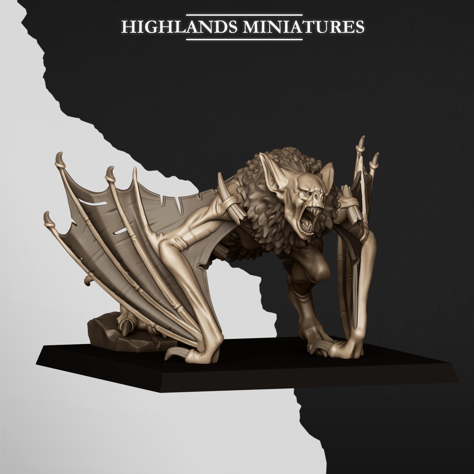Pit Bat by Highlands Miniatures - Etsy