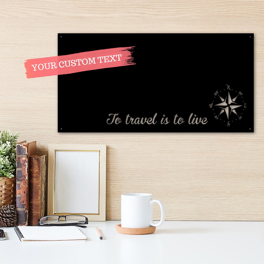 Souvenir Display, Travel Magnet Display Board, Metal Wall Art, Home ...