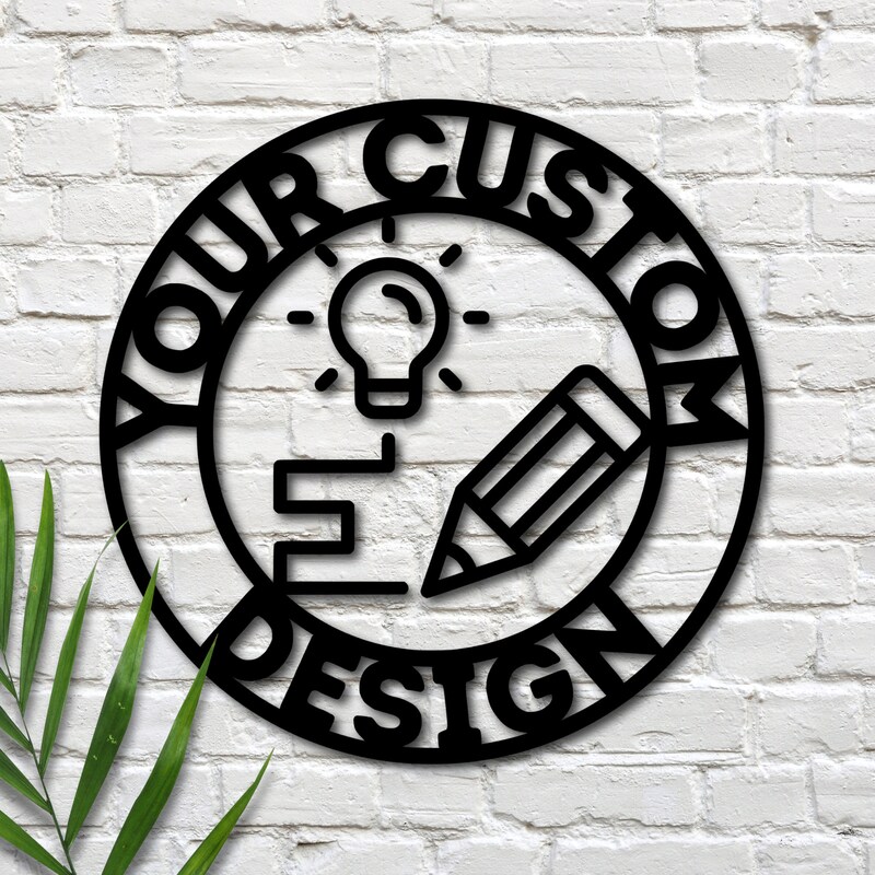 Metal Logo Sign - Etsy