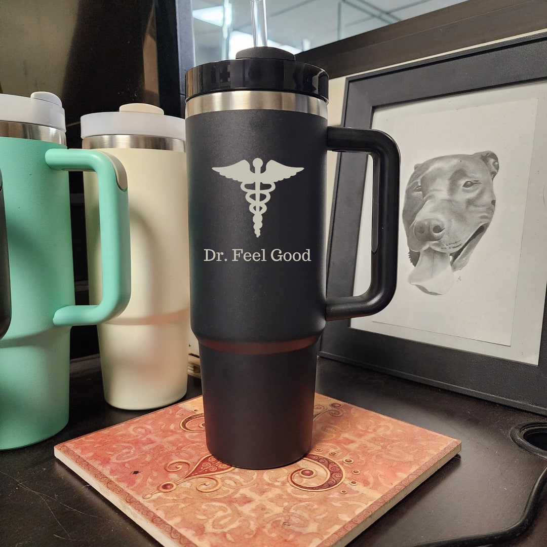 40oz Doctor Cup, Doctor Gift, Personalized Cup, Engraved Name, Last ...