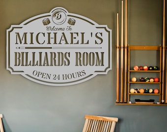 Animated Billiards LED Sign Home Bar Wall Decorations Light up - Etsy