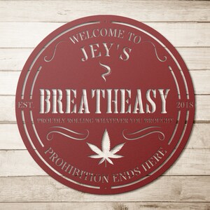 Vintage Cannabis Sign, Weed Metal Sign, Marijuana Metal Sign ...