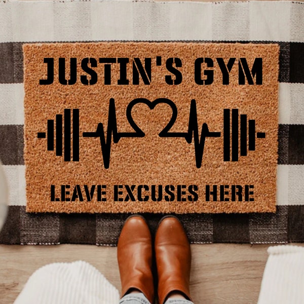 Weight Room Doormat - Etsy