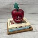 Personalized Apple Container, Teacher Appreciation Gift, Teacher End of ...