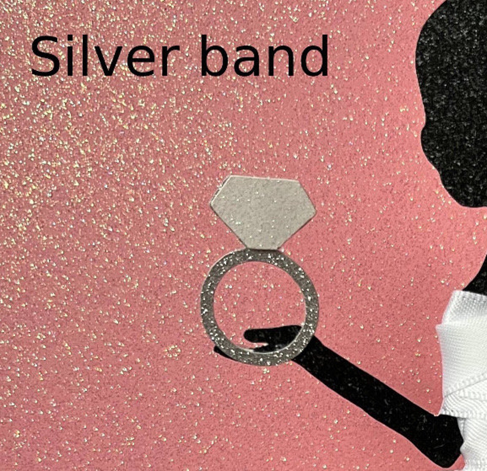 Bride Silhouette Cake Topper, Bride Cake Topper, Bachelorette Cake ...