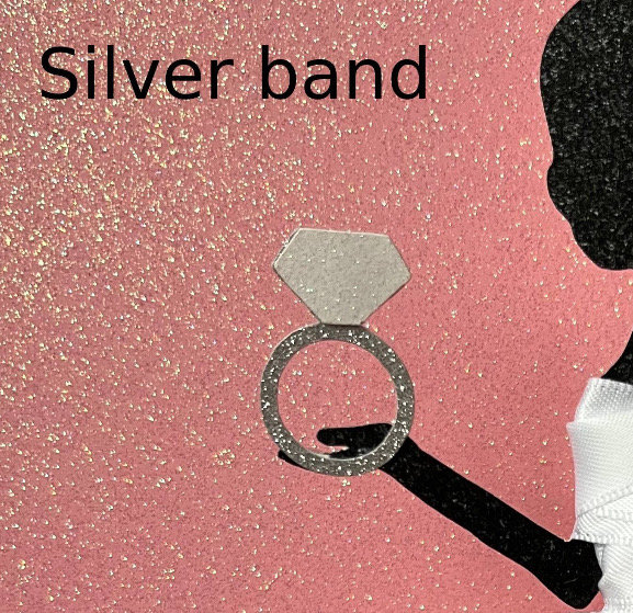 Bride Silhouette Cake Topper, Bride Cake Topper, Bachelorette Cake ...