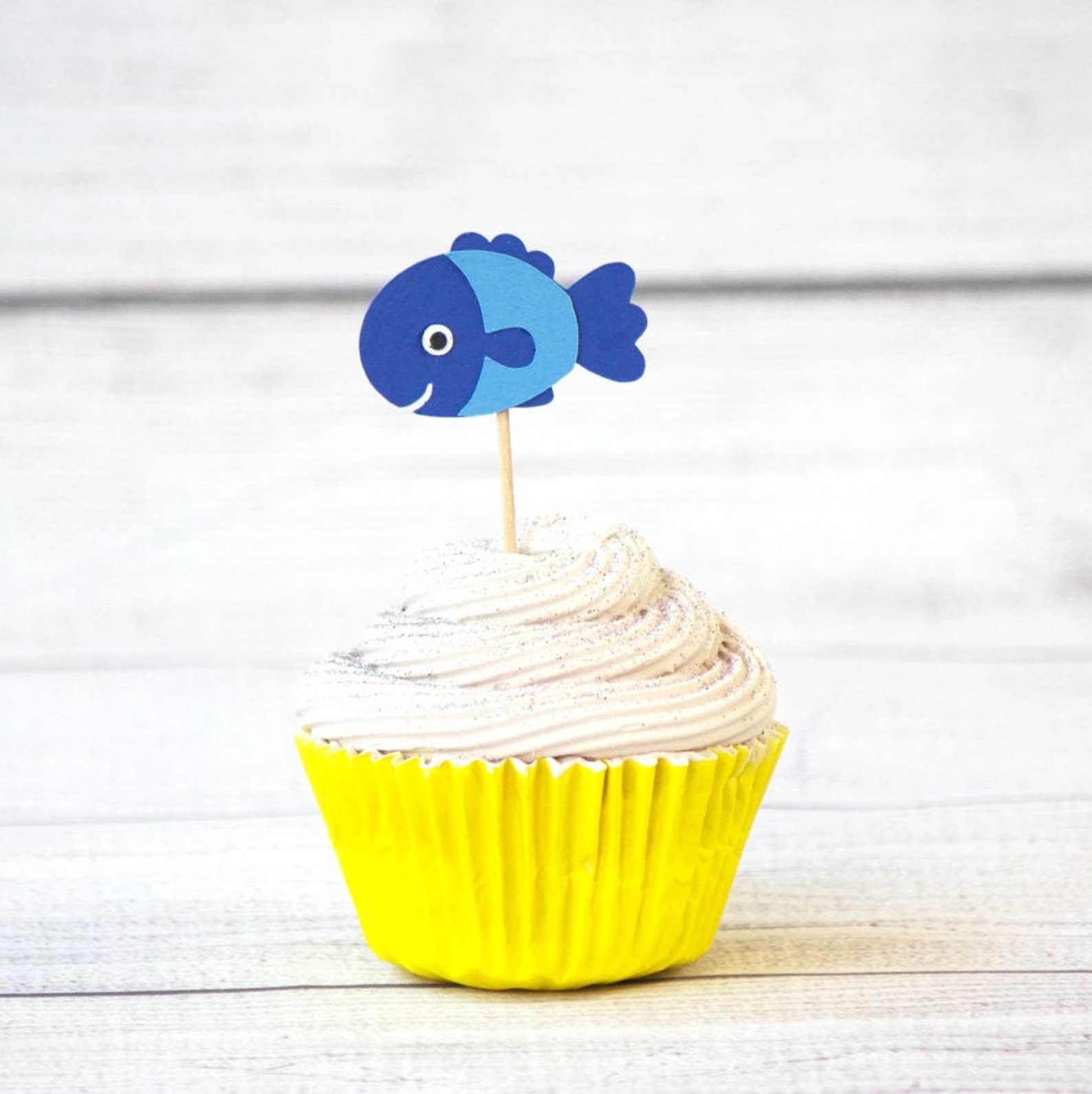 O-FISH-ALLY ONE Cupcake Topper,officially One Cupcake Topper,fish Party ...