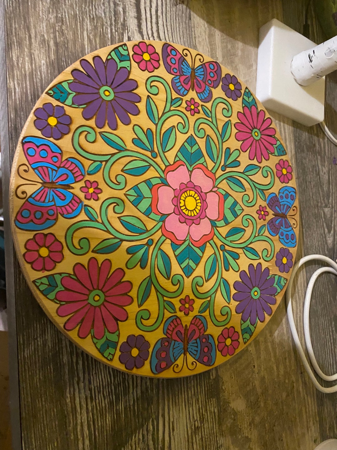 12 X12 Lazy Susan Very Unique, One of a Kind. - Etsy