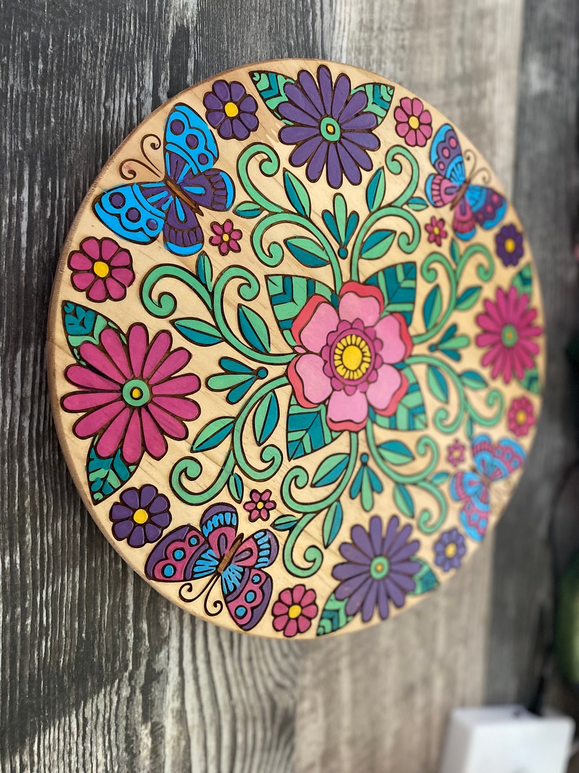 12 X12 Lazy Susan Very Unique, One of a Kind. - Etsy