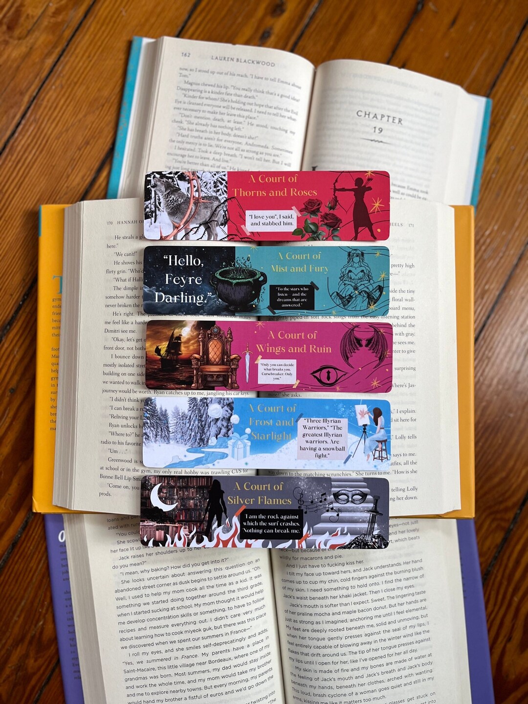 ACOTAR Bookmark, A Court of Bookmarks, Velaris Bookmarks, Feyre, Rhys ...