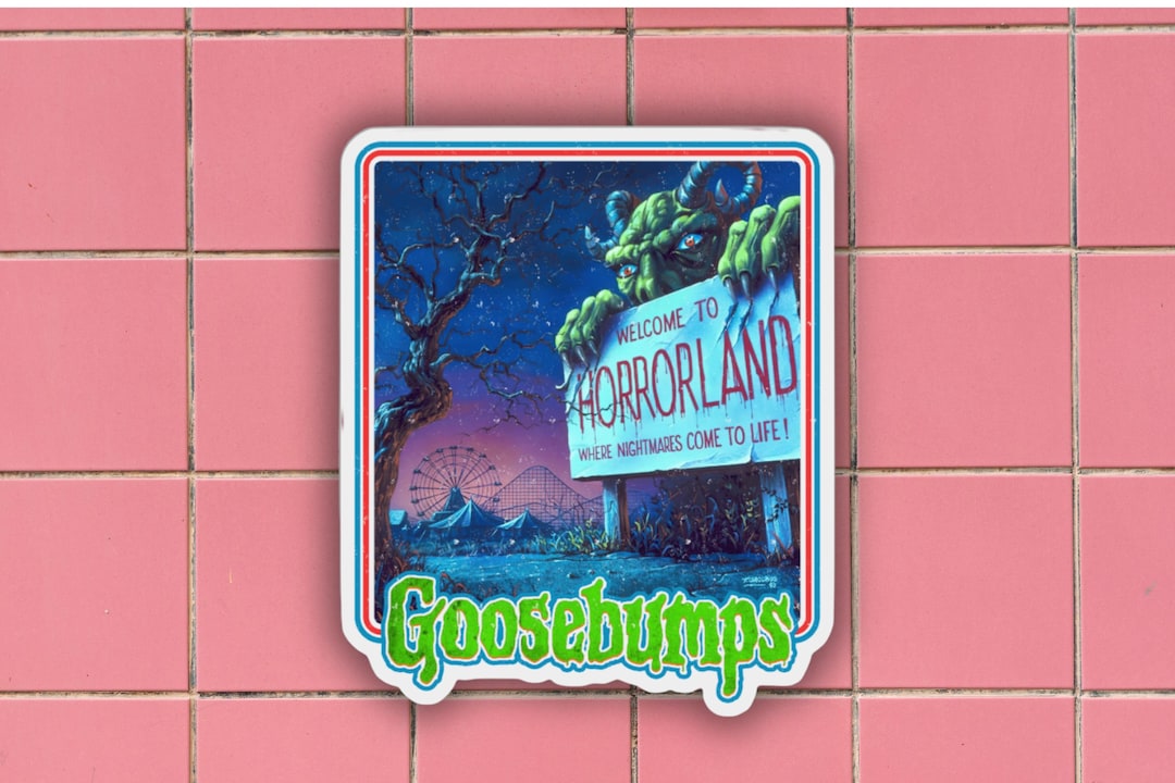 Goosebumps Sticker, Halloween Sticker, Reader Beware You're in for A ...