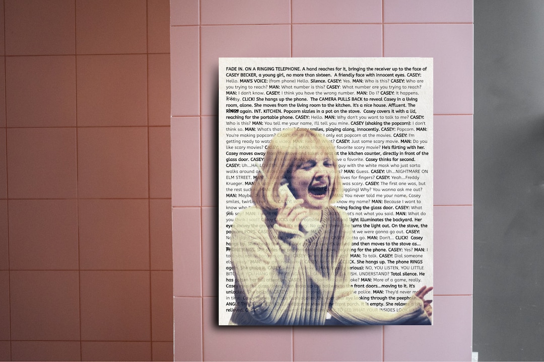 Casey Becker Scream Movie 8x10 Print, Wall Decor, Home Decor, Horror ...
