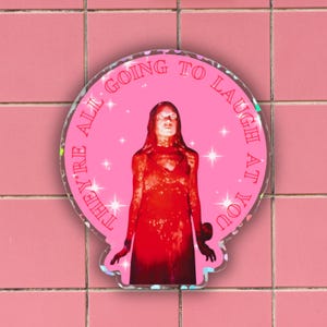 Carrie Sticker, Stephen King Sticker, Good for Her Sticker, Glossy ...