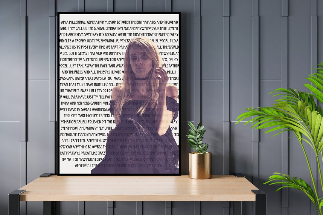 AHS Coven Madison Montgomery Art Print, Wall Decor, Home Decor, Horror ...